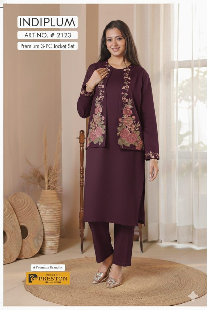 Premium warm detachable shrug set (B29) – Attire By Ayaana